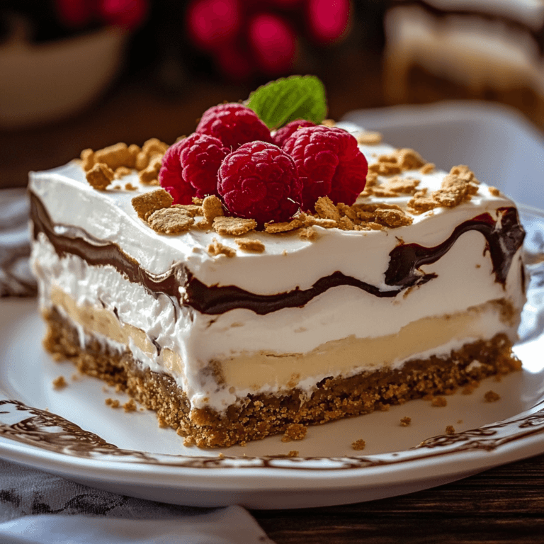 Easy No-Bake Graham Cracker Pudding Cake - Repices All